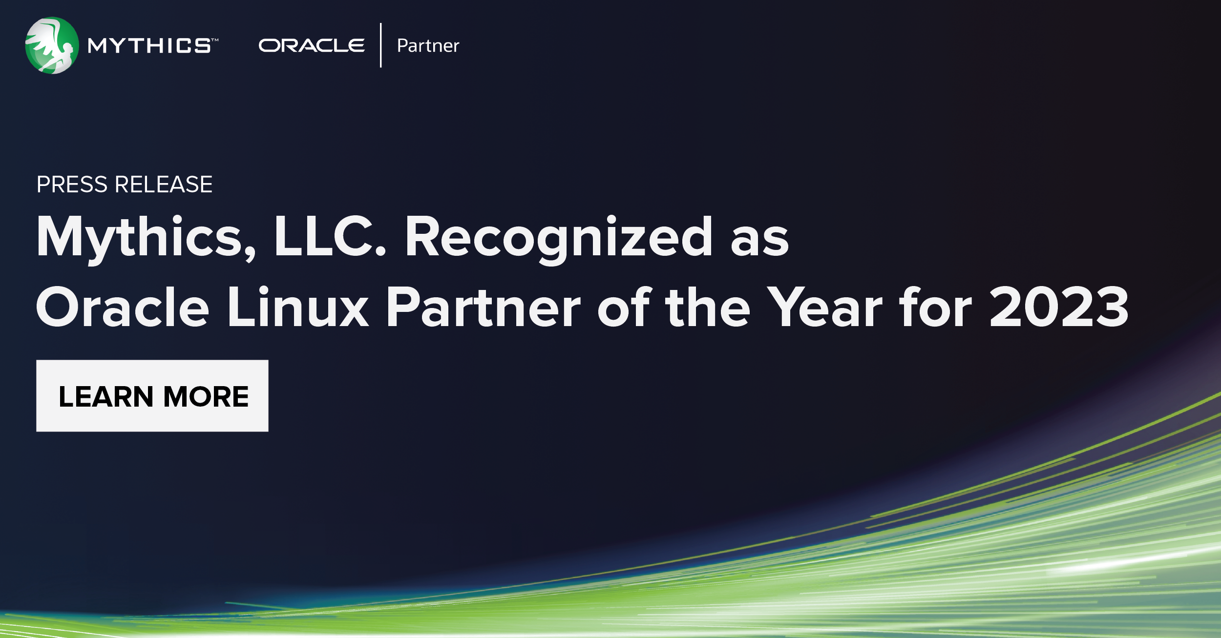 Mythics, LLC. Recognized as Oracle Linux Partner of the Year for 2023